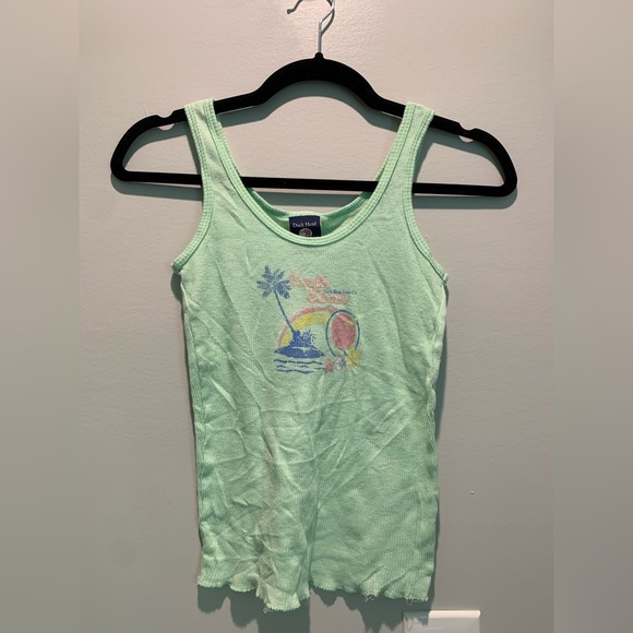Vintage | Tops | Vintage Duck Head Ribbed Graphic Tank | Poshmark